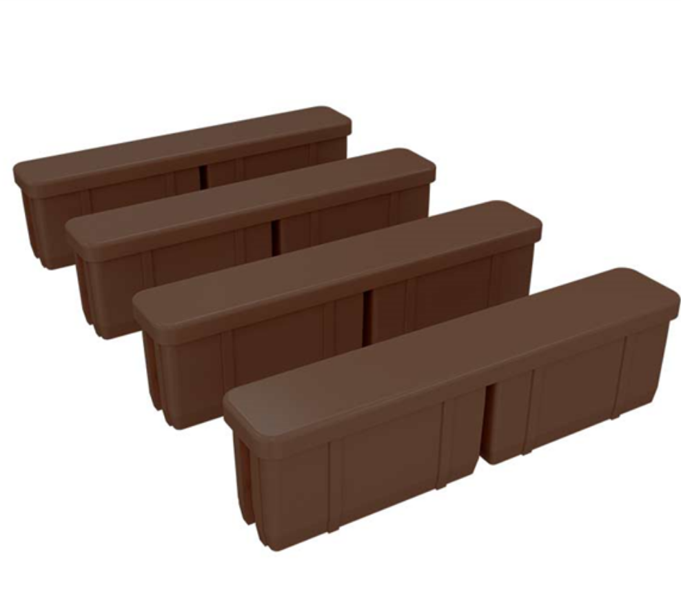 90mm End Cap Aluminium | 4 Pack | All Colours – Slatwerx